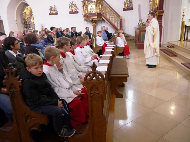 Ministrantenaufnahmefeier Ottering • Pfarrei Ottering